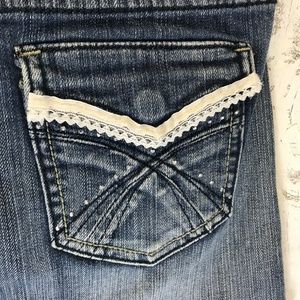 Altered | Skirts | Vintage Upcycled Fringe Denim Boho Chic Skirt Sz 9 ...